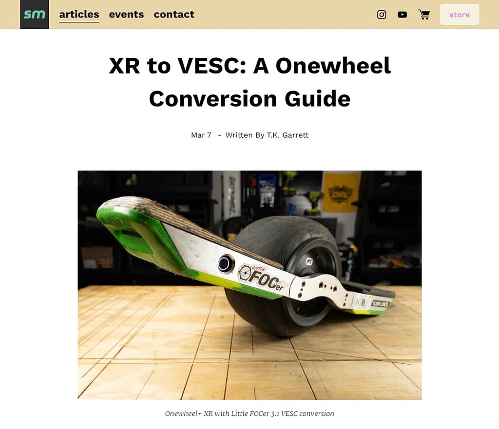 XR to VESC: A Onewheel Conversion Guide - Build Guides - pev.dev