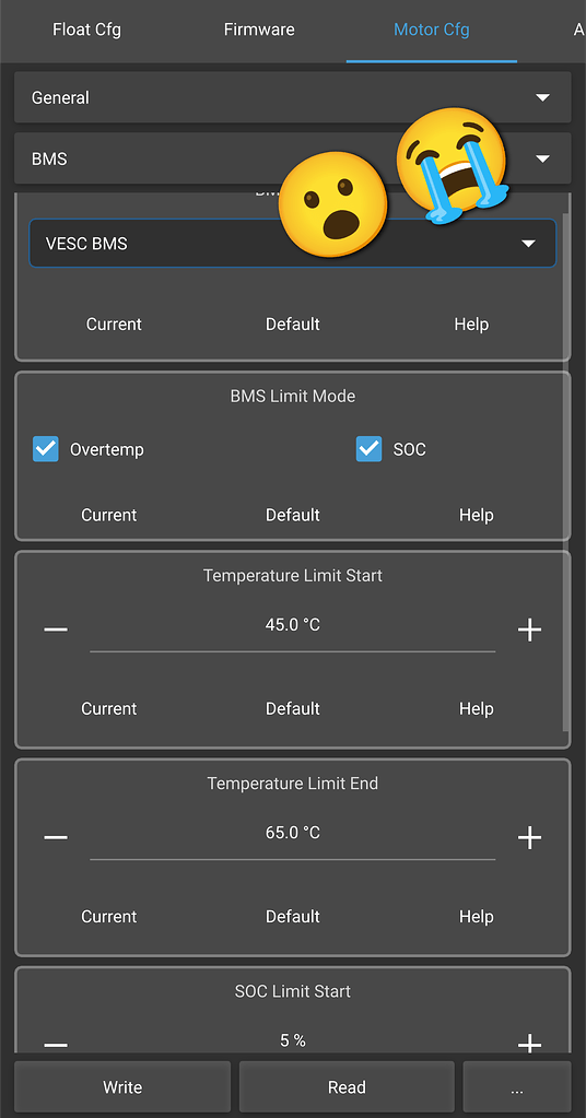 Add Tiltback/Beep for battery temp using VESC BMS in Float Package - General Discussion ...